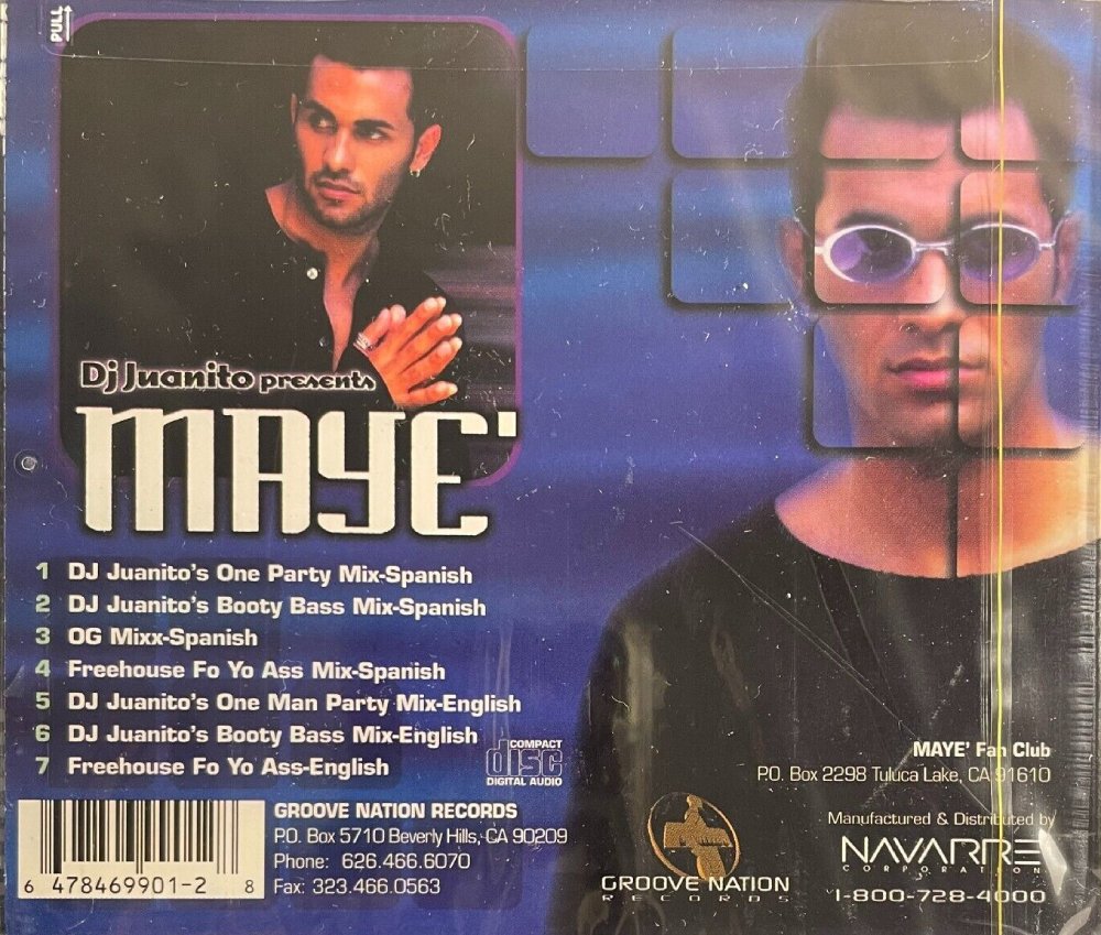 DJ Juanito (CD Maye' Bailando) GVN-9901 – Musica Tierra Caliente