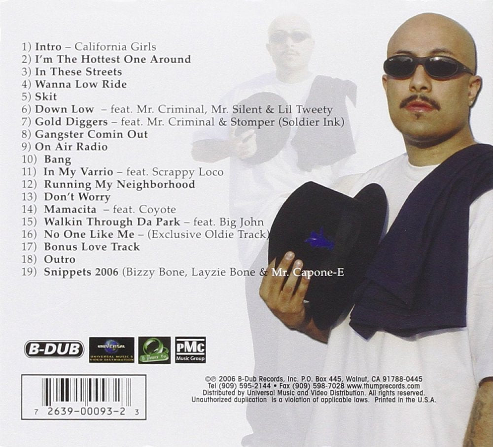 Mr. Capone-E (CD Vol#2 Ol' Skool Music) UMVD-00093 – Musica Tierra Caliente