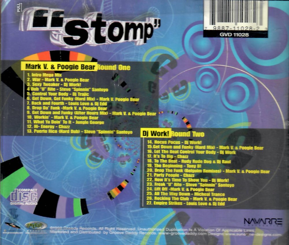 Stomp (CD Mark V & Poogie Bear Vs DJ Work) GVD-11028 – Musica Tierra Caliente