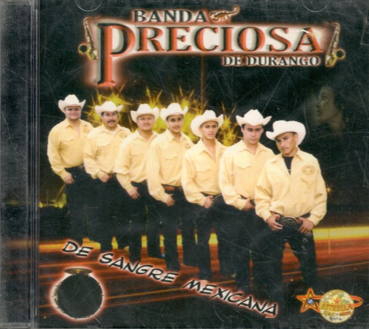 Preciosa Banda (CD De Sangre Mexicana) ERCD-0010 – Musica Tierra Caliente