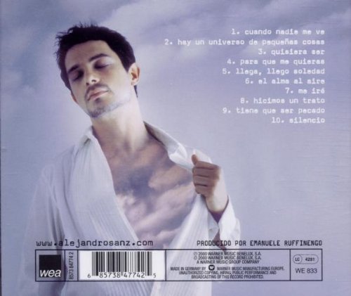 Alejandro Sanz (CD Alma Al Aire) WEAX-84774 – Musica Tierra Caliente