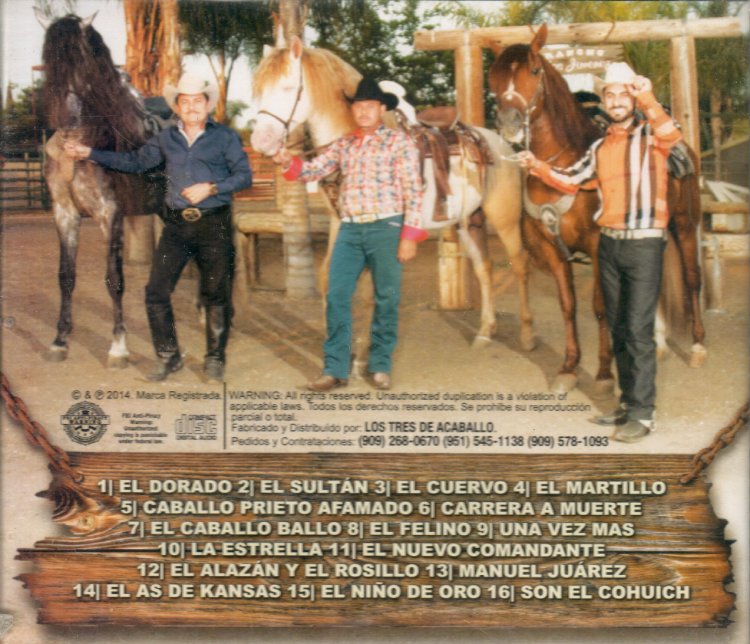 Los Tres De A Caballo (CD Apomeno, El Puma, El Amigable) – Musica ...
