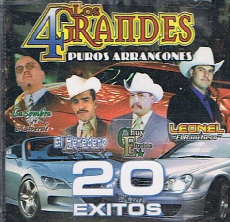 Los 4 Grandes (CD Puros Arrancones-20 Exitos) DVCD-030 – Musica Tierra ...