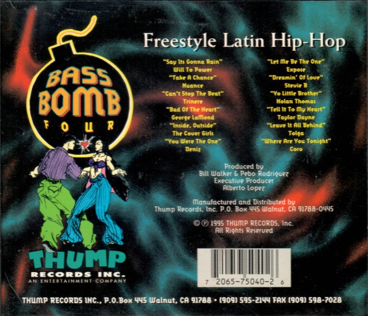 Bass Bomb (CD Vol#4 Freestyle Latin Hip Hop Various Artists) THCD-5040 ...