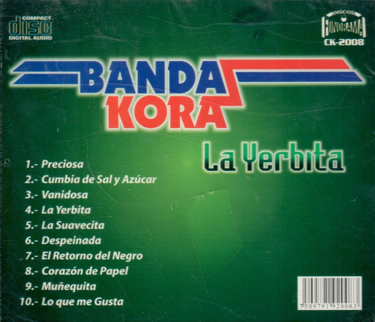 Kora Banda (CD La Yerbita) CK-2008 – Musica Tierra Caliente