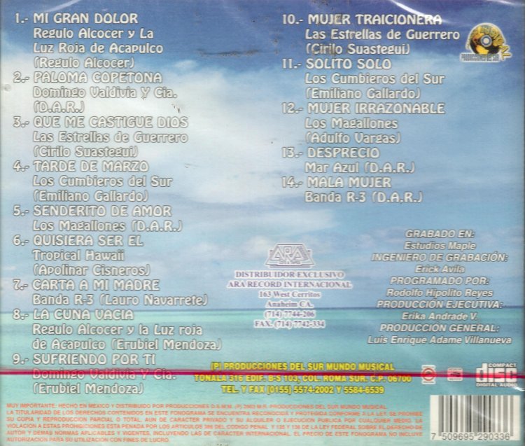 Sentimientos Del Corazon (CD Boleros Varios Artistas) PS-033 – Musica ...
