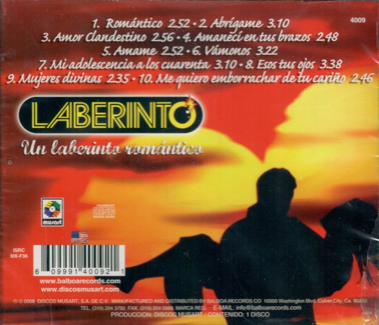 Laberinto Banda (CD Un Laberinto Romantico) CDP-4009 – Musica Tierra ...