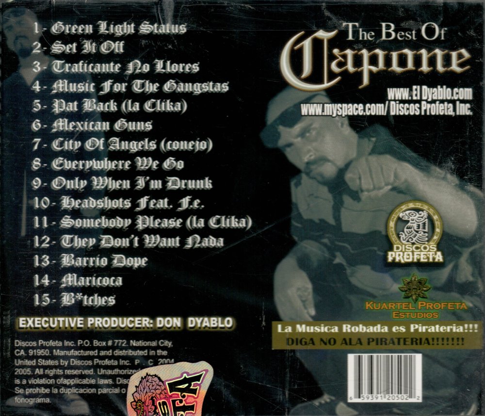 Capone (CD Best of) PROF-2050 – Musica Tierra Caliente