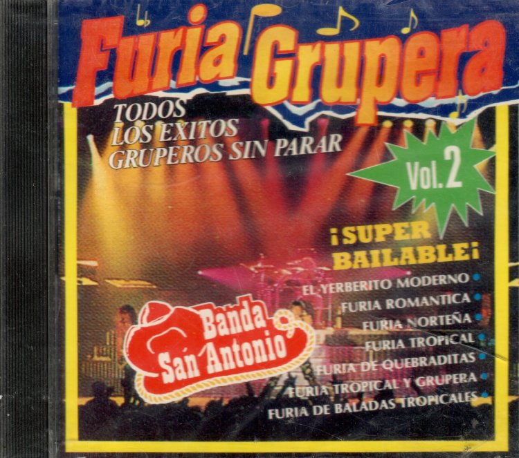 San Antonio Banda (CD Vol#3 Furia Grupera) CDI-9097 – Musica Tierra ...