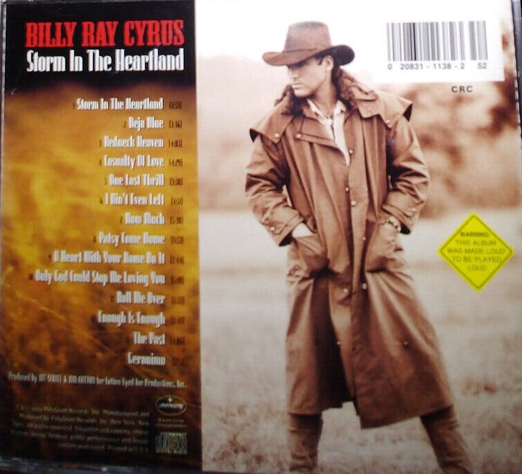 Billy Ray Cyrus (CD Storm in the Heartland) MERC-6081 – Musica Tierra ...