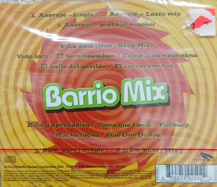 Chicos del Barrio (CD Barrio Mix) CRH-6206 – Musica Tierra Caliente