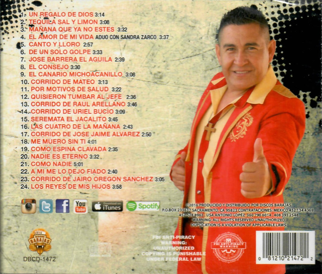 Martin Solis (CD El Amor De Mi Vida) DBCD-1472 OB N/AZ – Musica Tierra ...