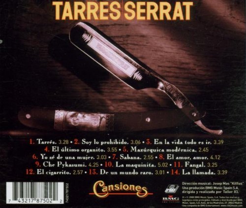 Joan Manuel Serrat (CD Tarres / Serrat Cansiones) BMG-78750 – Musica ...