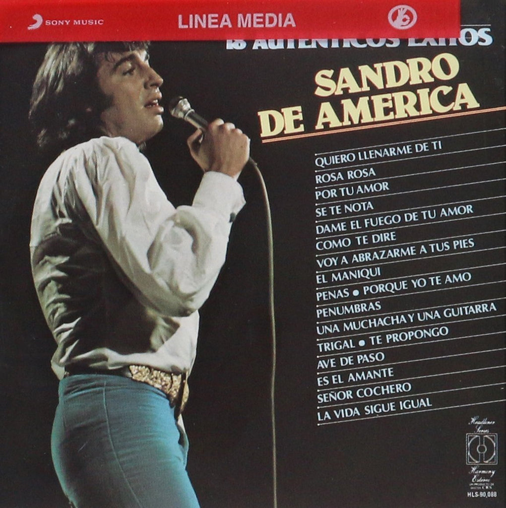 Sandro De America (CD 18 Autenticos Exitos Sony-90088 – Musica Tierra ...