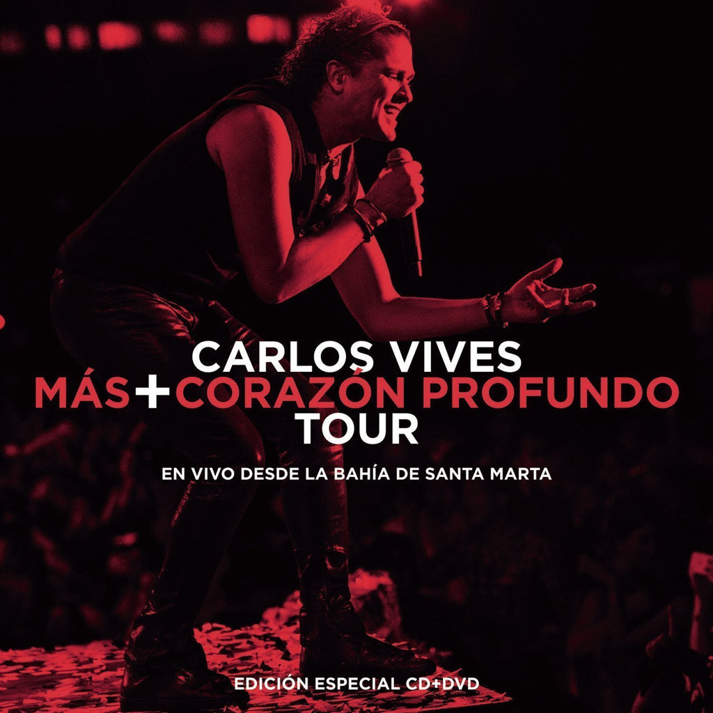Carlos Vives (CD+DVD Mas+Corazon Profundo Tour "En vivo desde bahia Sa ...