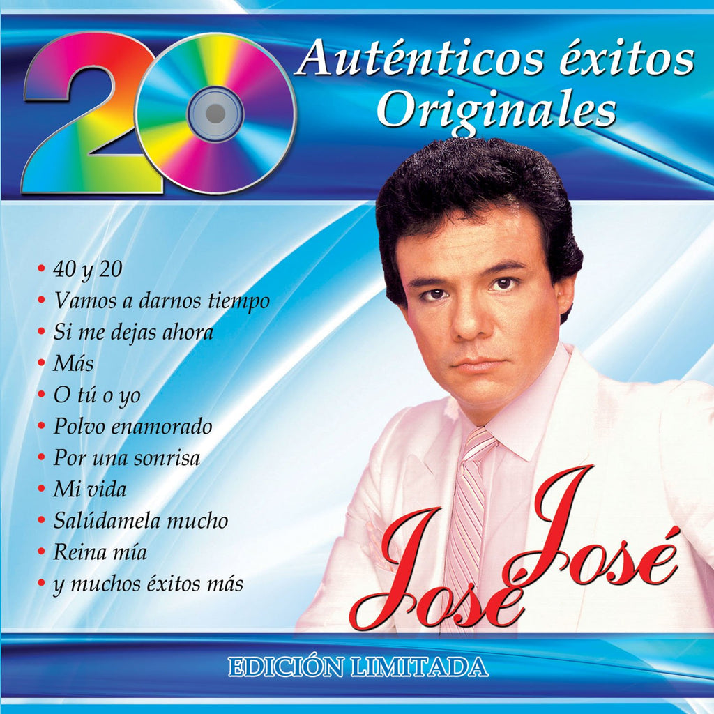 Jose Jose (CD 20 Exitos Autenticos Exitos Originales) SMEM-300064 MX ...