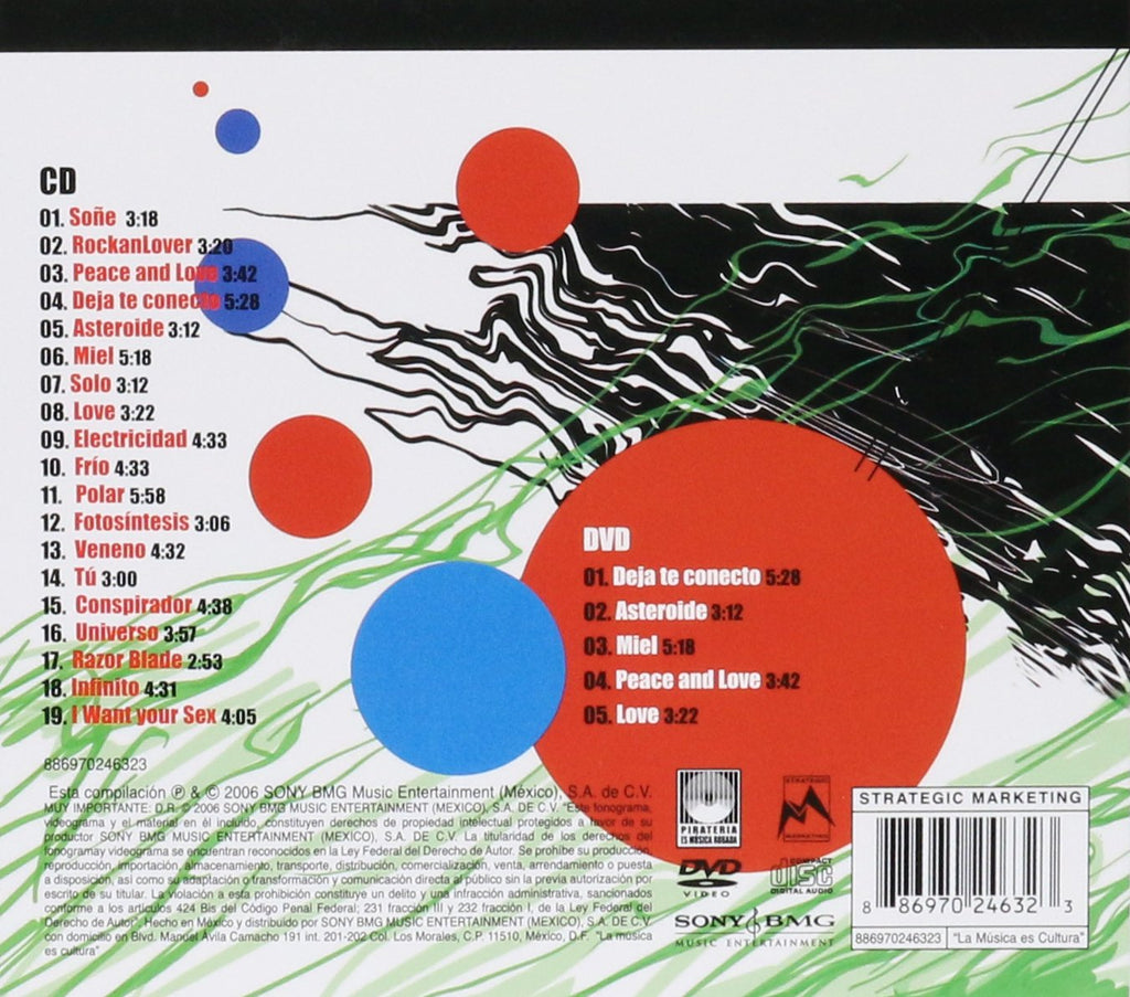 Zoe (CD-DVD Hits 01-06) SMEM-2463 – Musica Tierra Caliente