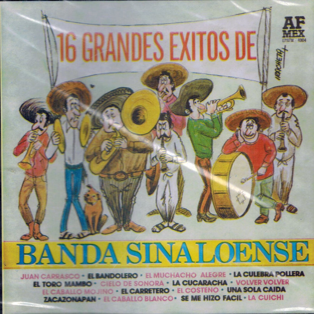 Sinaloense (CD 16 Grandes Exitos de:) Afmex-4004 – Musica Tierra Caliente