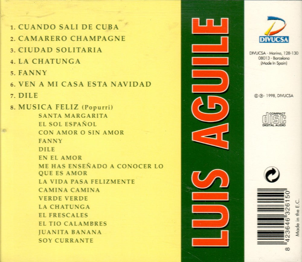 Luis Aguile (CD Grandes Exitos de:) DIVUCSA-32615 Ob N/Az – Musica ...