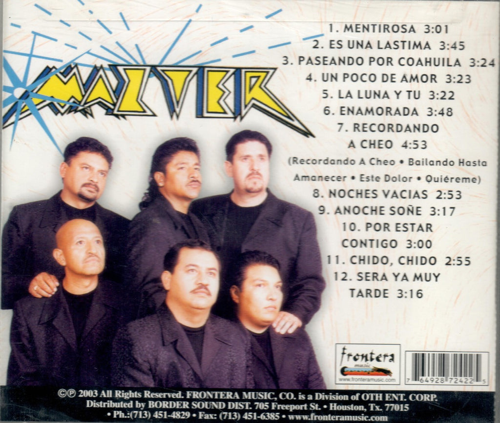 Sonido Mazter (CD Homenaje a un Mazter) FRONT-7242 OB – Musica Tierra ...