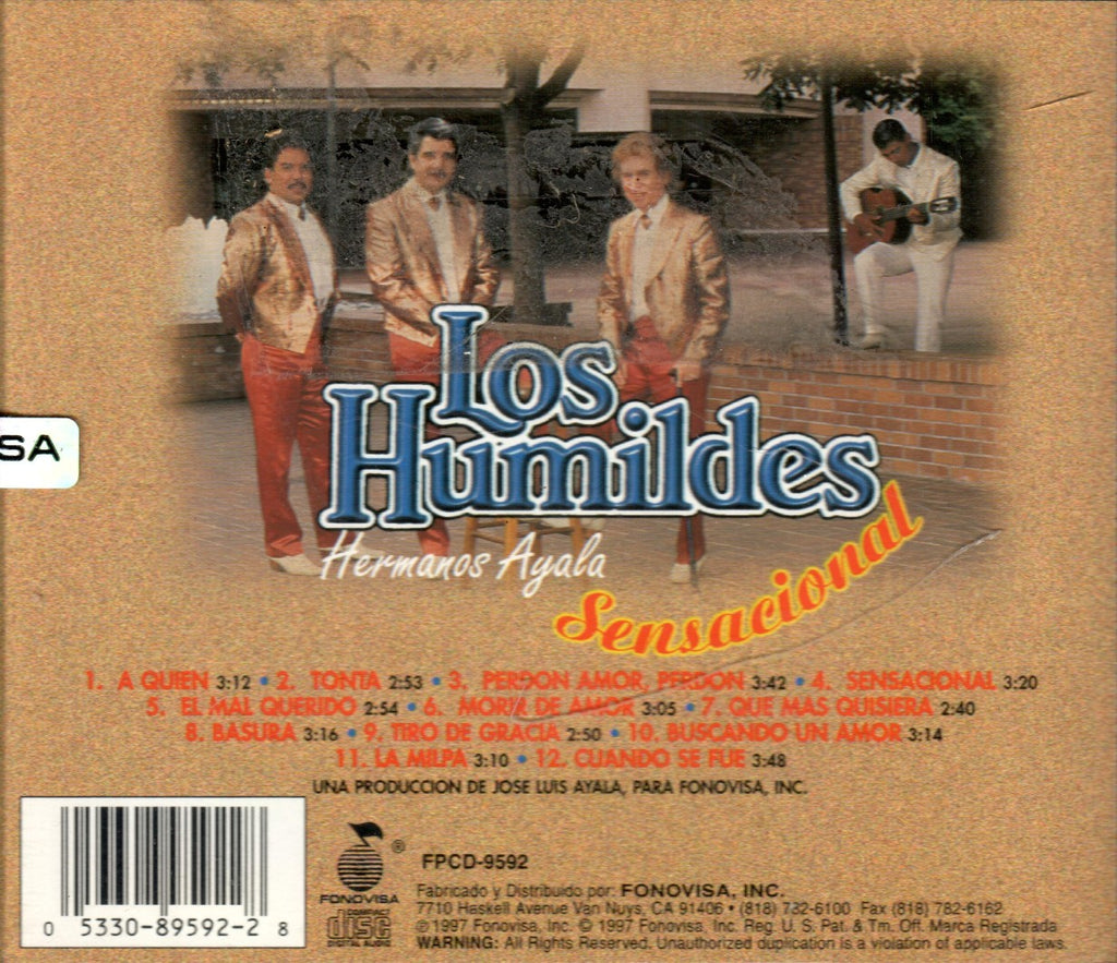 Humildes Los (CD Sensacional) FPCD-9592 OB N/AZ – Musica Tierra Caliente