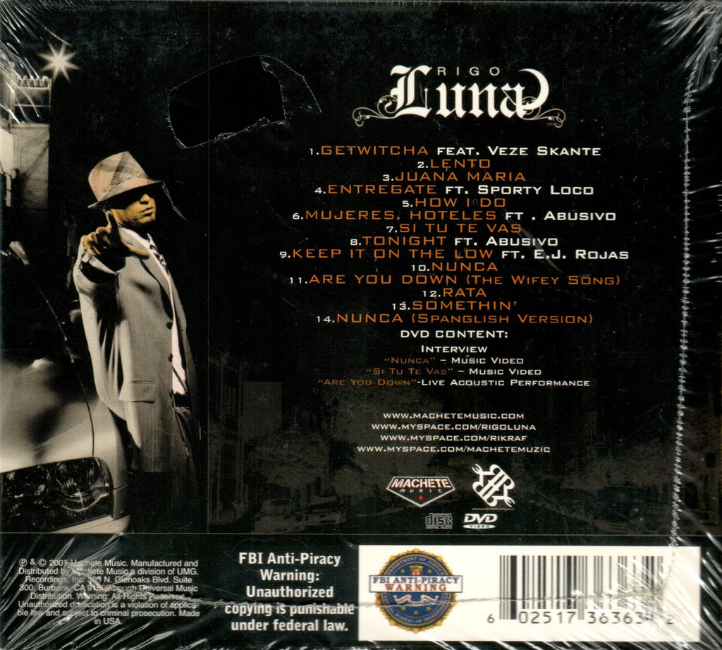 Rigo Luna (CD-DVD Full Eclipse Edition) MACH-63632 OB N/AZ – Musica ...