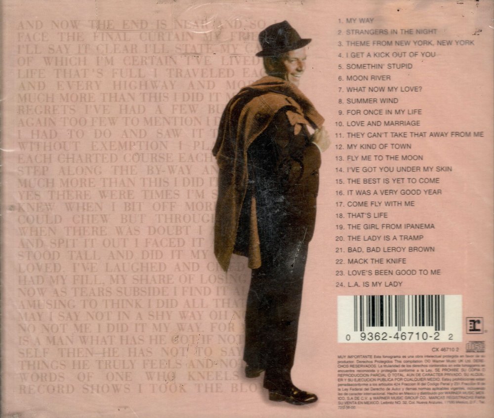 Frank Sinatra (CD My Way: Best of) REPRI-46710 – Musica Tierra Caliente