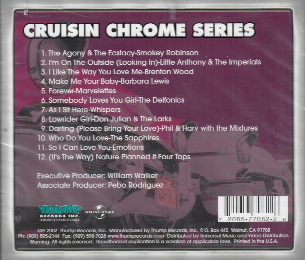 Lowrider (CD Vol#10 Oldies Chrome Various Artists) THUMP-7082 – Musica ...