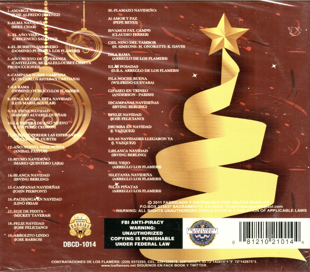 Flamers (CD Flamazo Navideno) DBCD-1014 n/az OB – Musica Tierra Caliente