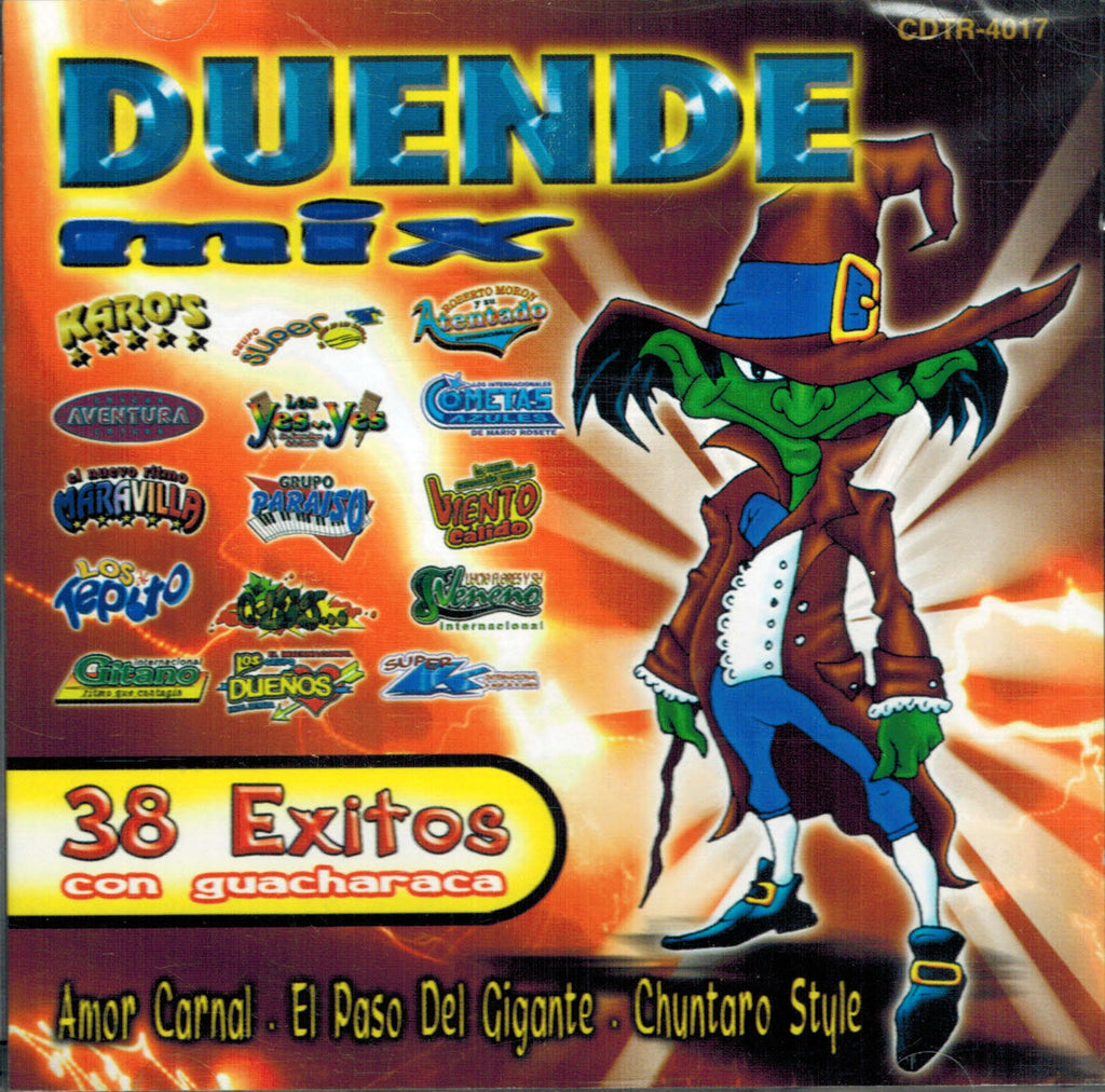 Duende Mix (CD 38 Exitos con Guacharaca) Cdtr-4017 – Musica Tierra Caliente