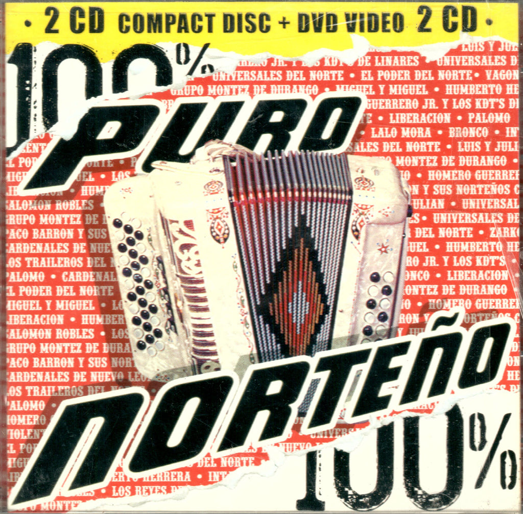 100% Puro Norteno (Varios Artistas, 2CDs) 801472695202 – Musica Tierra ...