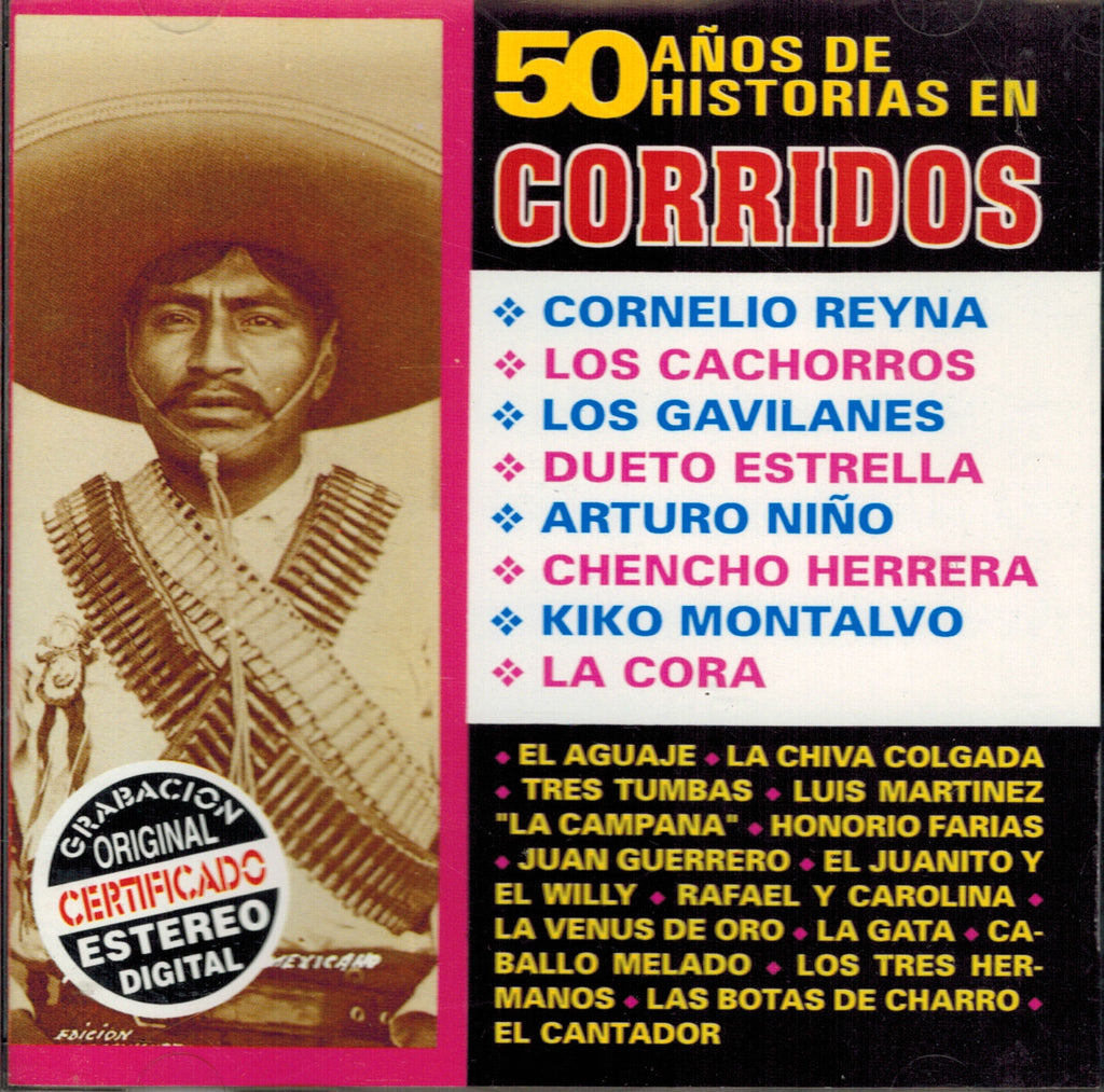 50 Anos De Historias En Corridos Vol. 1 (CD Varios Artistas) 099441360 ...