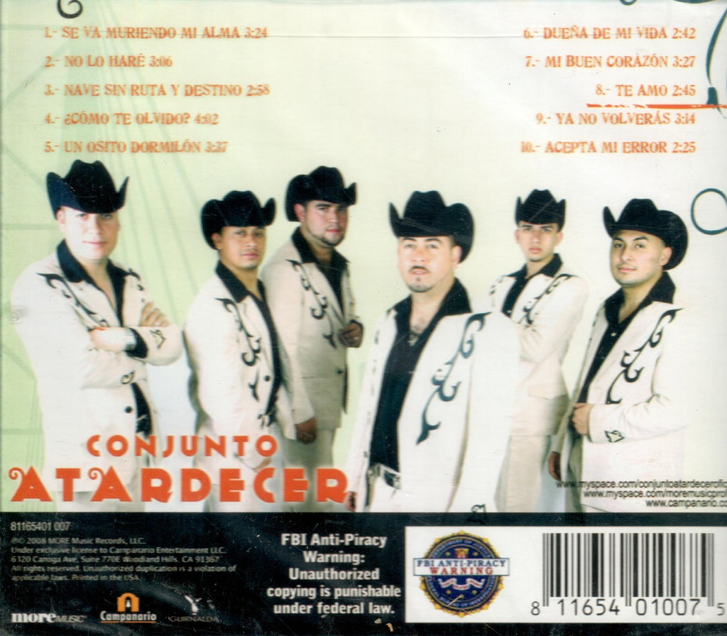 Atardecer (CD Se Va Muriendo Mi Alma) More-10075 OB – Musica Tierra ...