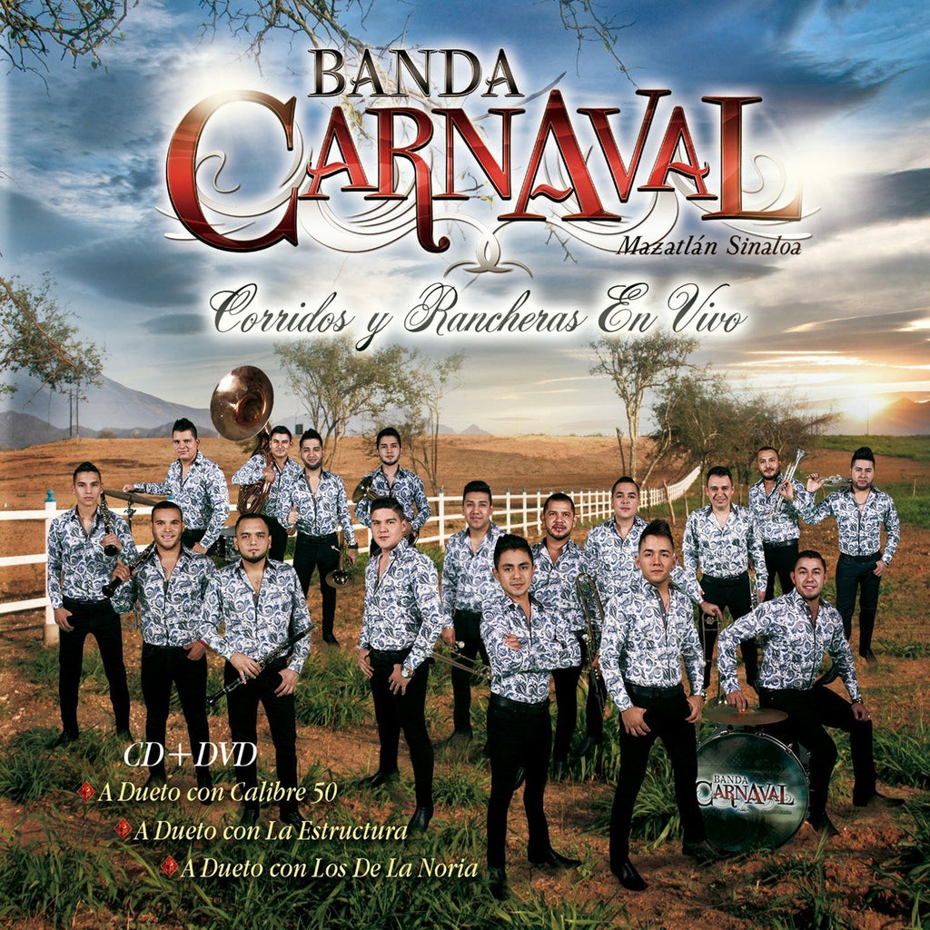 Carnaval Banda (CD+DVD Corridos y Rancheras en Vivo) Disa-252576 ...