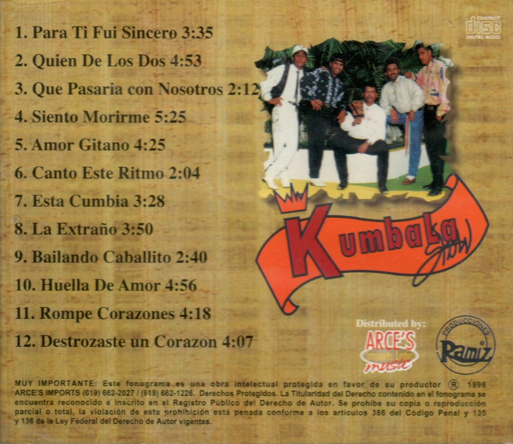 Kumbala Show (CD Bailando Caballito) ARC-103 OB – Musica Tierra Caliente