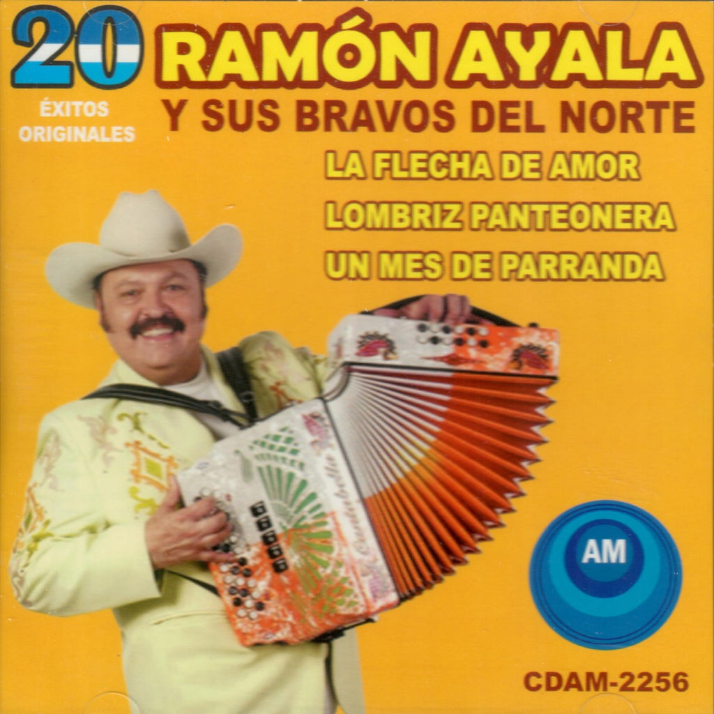 Ramon Ayala Y Sus Bravos Del Norte (CD 20 Exitos Originales) Cdam-2256 ...