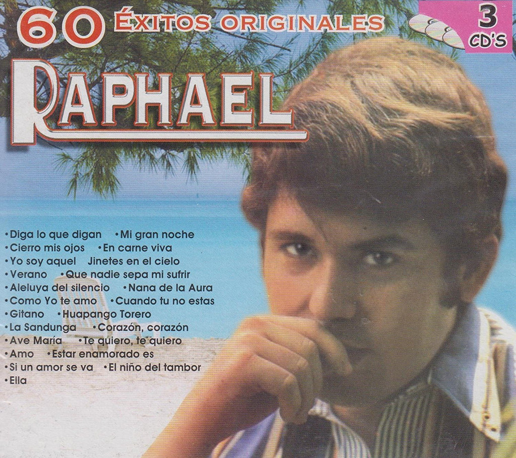 Raphael (3CD 60 Exitos Originales Tricd-3383) – Musica Tierra Caliente