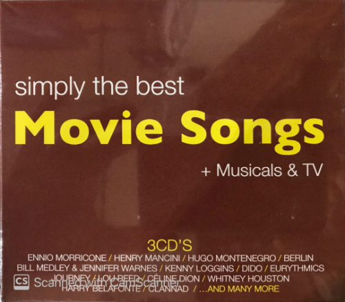 Simply The Best Movie Songs +Musicals & Tv (3CD Various Artists) SMEM ...