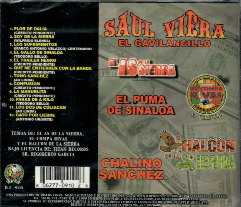 Saul Viera (CD Con Sus Amigos Vol#11) DL-910 – Musica Tierra Caliente