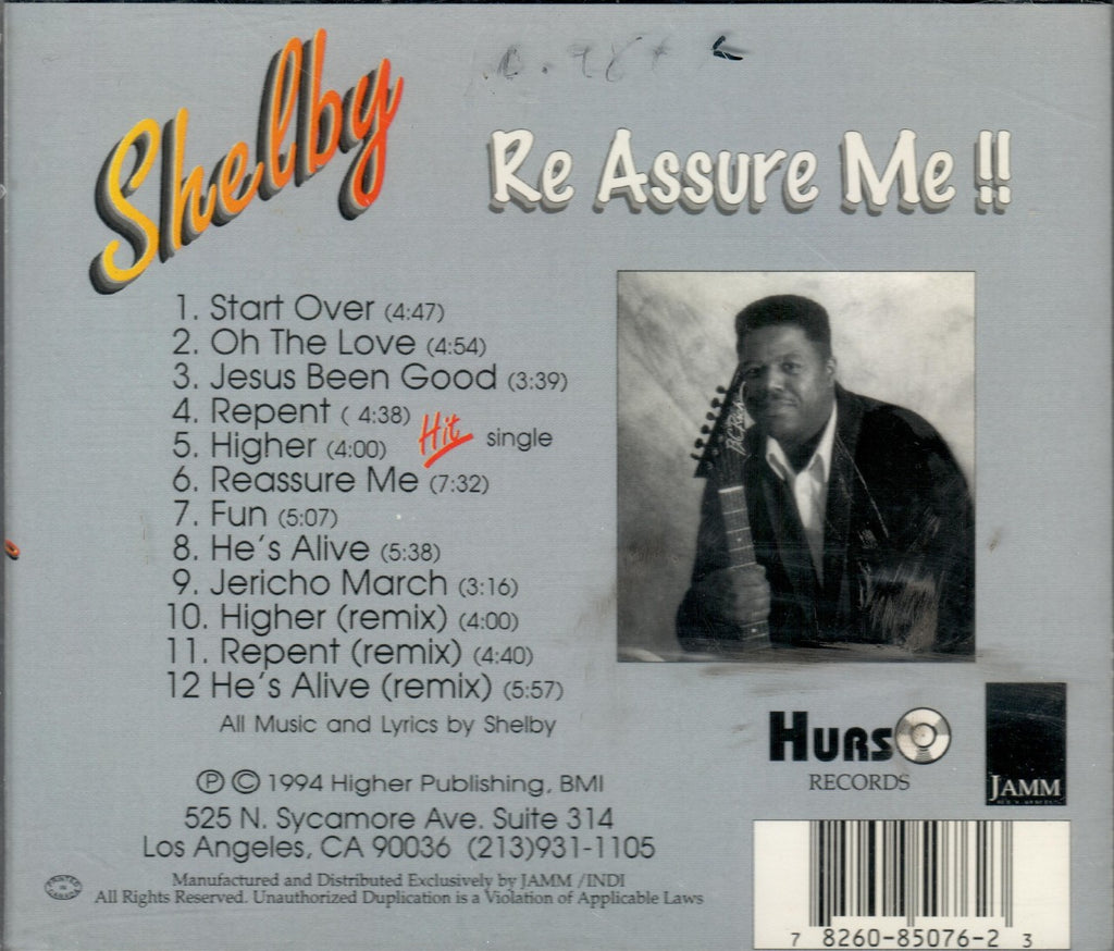 Shelby (Cd Re Assure Me) Jr-1002 – Musica Tierra Caliente