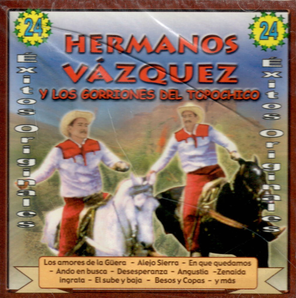 Hermanos Vazquez (CD 24 Exitos Originales) Dlb-1225 – Musica Tierra ...